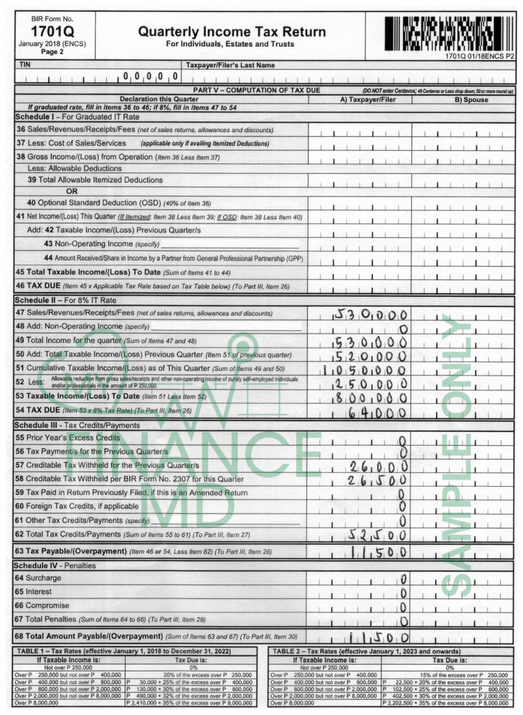 How to Compute and File The 2nd Quarter Income Tax Return (TRAIN ...